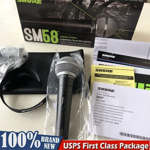 Shure SM58 Dynamic Vocal Microphone with On/Off Switch Fast Shipping | eBay