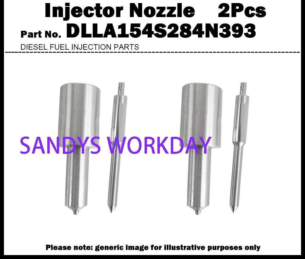 for ISUZU 2 Fuel Injector Nozzle DLLA154S284N393 Elf Forward 4BD1 6BD1 ...