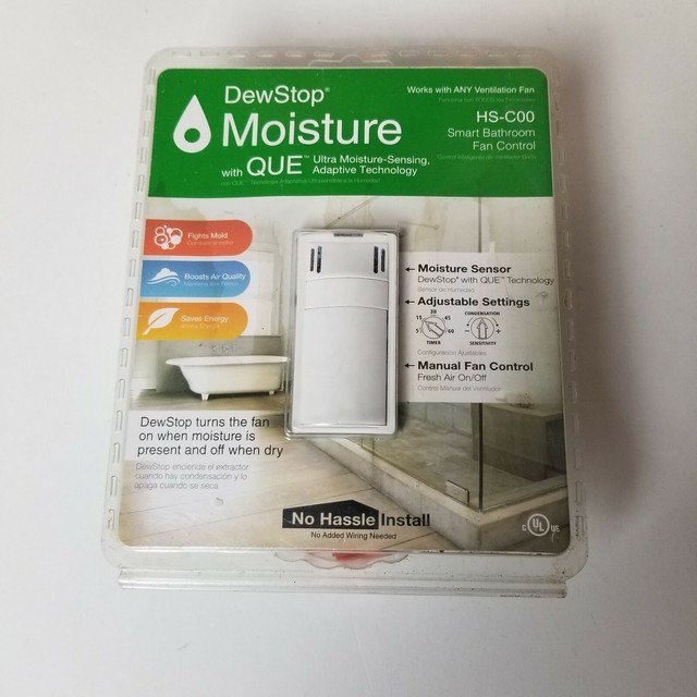 DewStop HS-C00-W7 120V 50/60Hz Condensation Fan Switch with Countdown ...