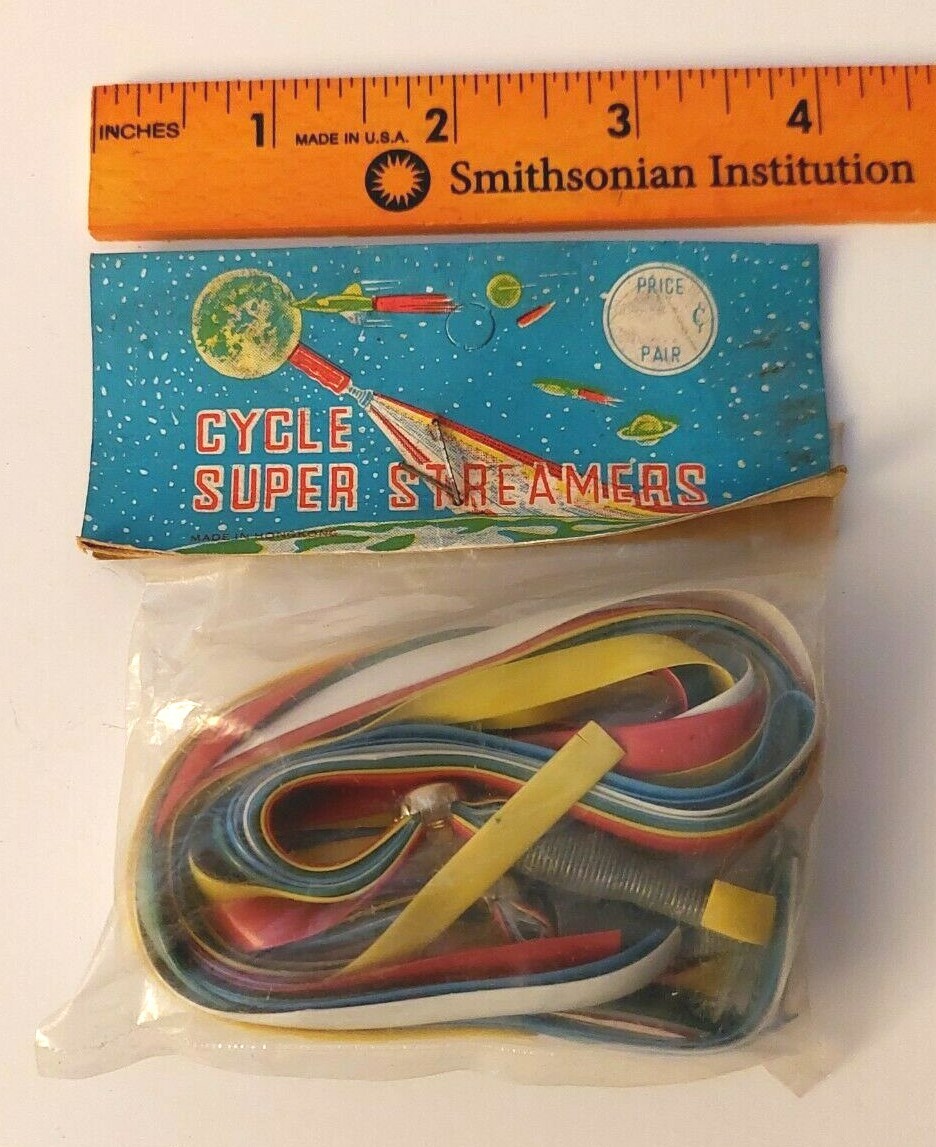 Cycle Super Streamers. Made in Hong Kong. Rockets, Space, Venus, Moon ...