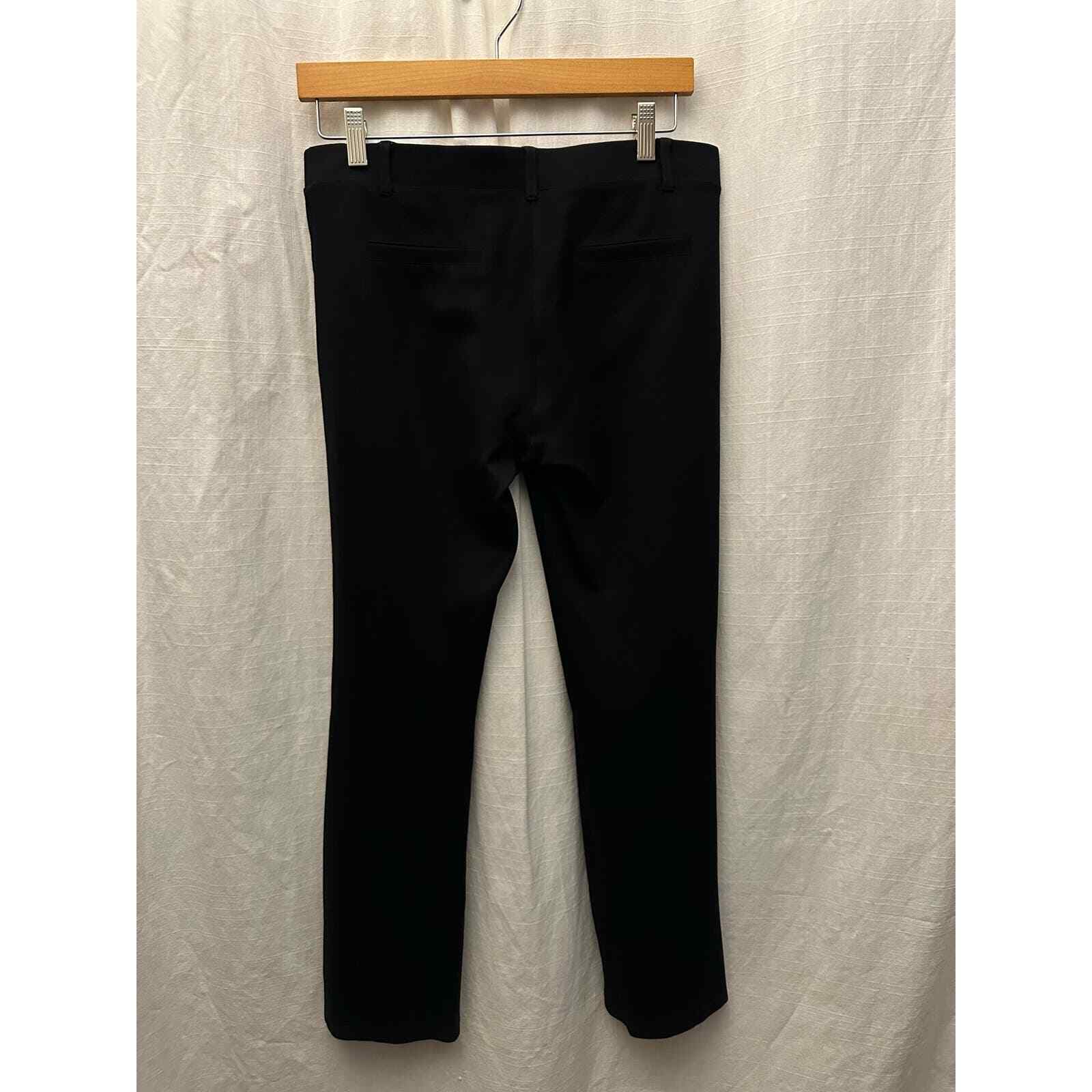 Betabrand Straight Leg Black Classic Dress Pant Yoga Pants W0076-BK ...