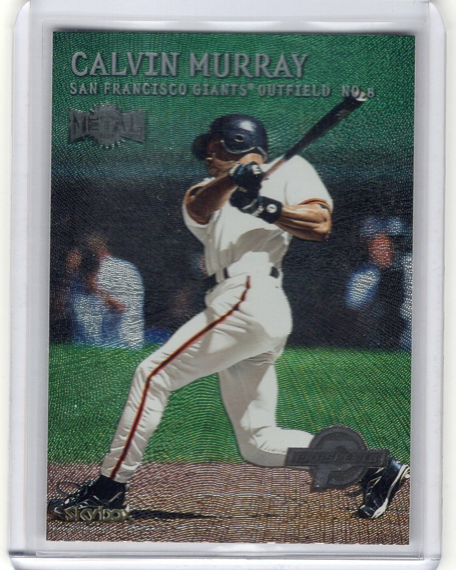 CALVIN MURRAY 2000 Skybox Metal EMERALD PROSPECT #206 - GIANTS | eBay