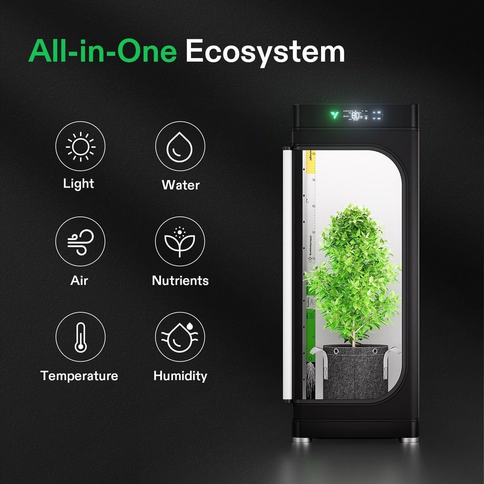 VIVOSUN VGrow All-in-One Smart Grow Box Complete Grow Tent Kit for ...