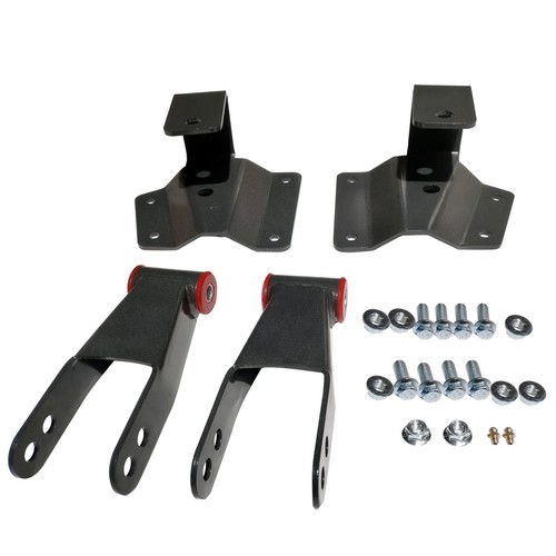 4" Drop Rear Leaf Spring Hanger Lowering Kit For 1999-2006 Chevy ...