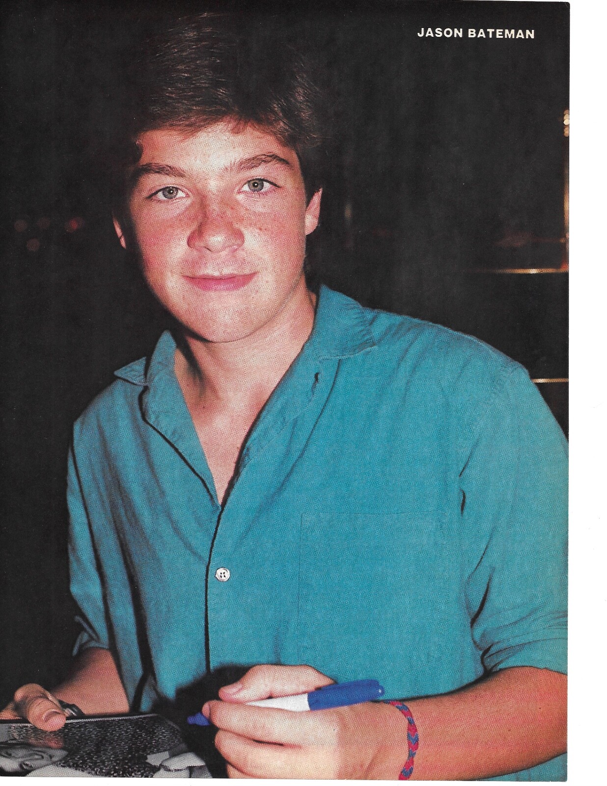 JASON BATEMAN PINUP - SIGNING AN AUTOGRAPH - LOVE IT!! | eBay