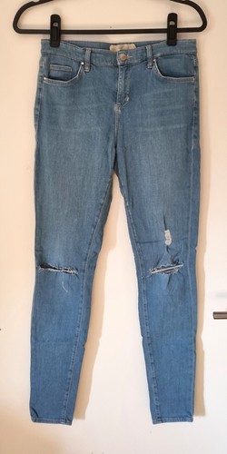 Topshop Blue Ripped Jeans Blaue Jeans Damen Hose Gr. M | eBay.de
