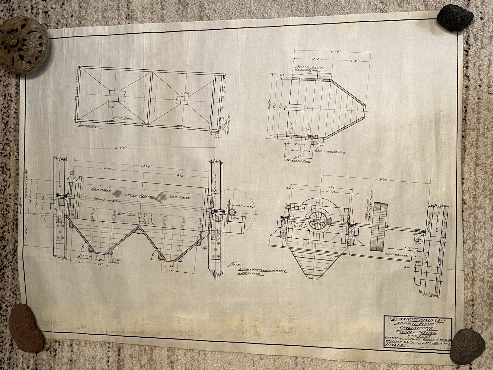 UPDATED MATERIAL - Original Kennecott Mines Blueprints, Alaska | eBay