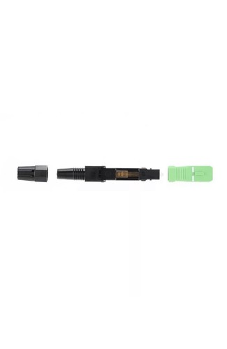 10pcs SC -APC SM Embedded Fiber Optic Fast Connector Quick Connector ...