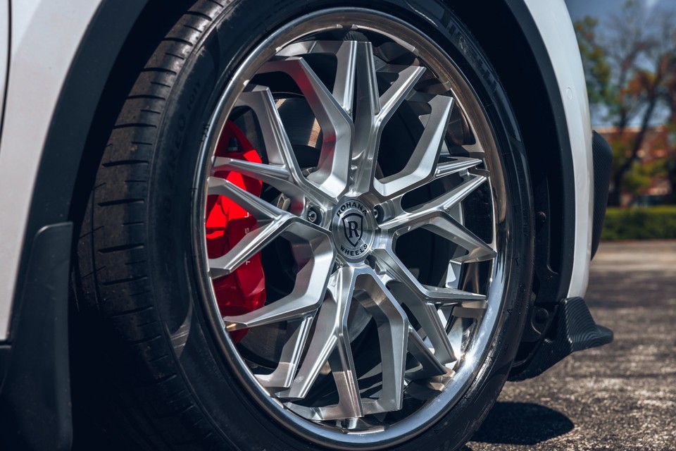 19 20 ROHANA RFC3 WHEELS for CORVETTE C8 Z51 STINGRAY Silver Polished ...