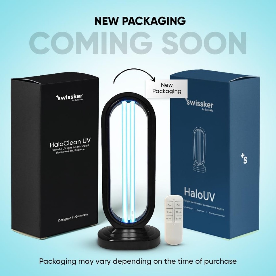 HaloClean UV Original, Home Disinfection Device, Dust Mites Remover, UV ...