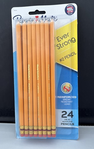Paper Mate #2 Pencils EverStrong Pack Of 24 Woodcase 100% Latex Free ...