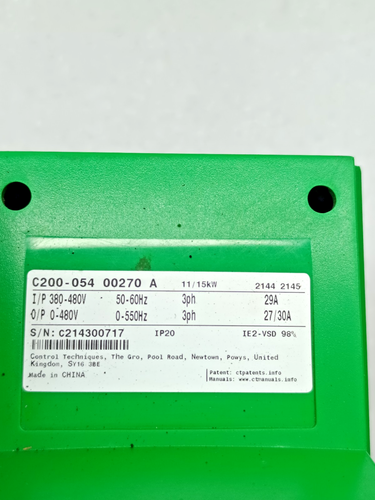 Commander Control Techniques C200-054 00270A - Occasion | eBay