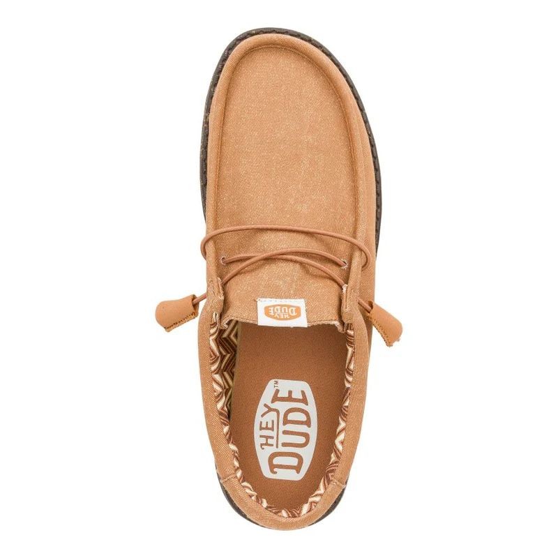 Hey Dude Wally Stretch Canvas Men's Casual Shoes, Nut, M9 | eBay