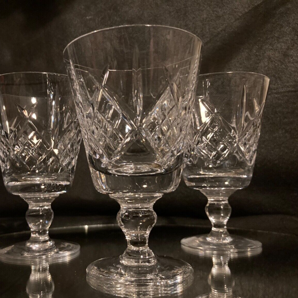 One Royal Doulton Crystal - JULIA Cut - Wine Glass / Glass 5 inch | eBay