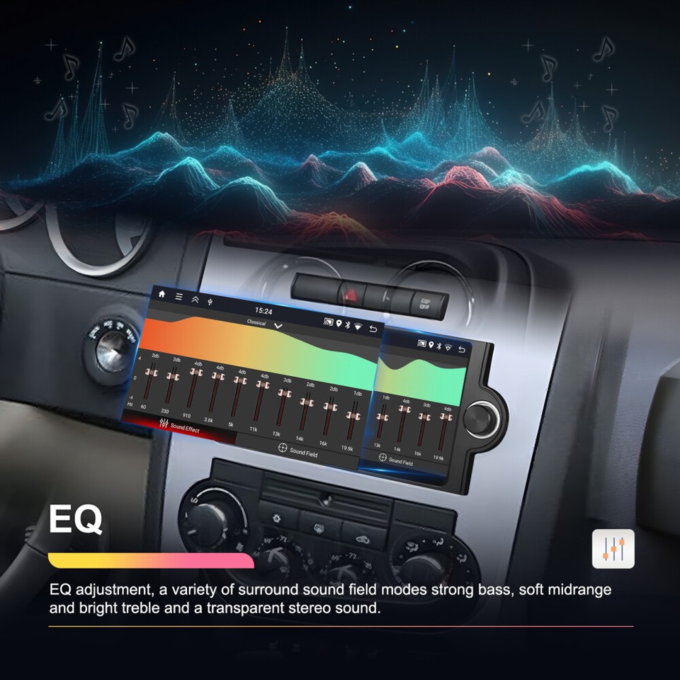 For 2005 2006 2007 Dodge Dakota Android Auto CarPlay Car Stereo Radio ...