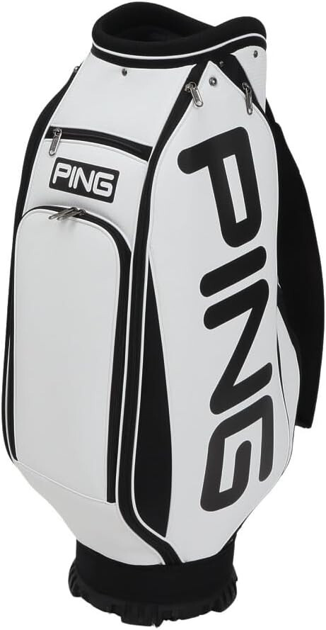 PING Golf Men's Caddy Bag TOUR LIGHT 9.5 x 47 inch 3.4kg White CB-T2501 ...