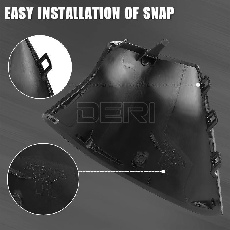 2X Driver & Passenger Side Mirror Triangle Base Cover For Toyota Camry ...