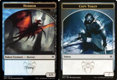 10 Token Cards - HORROR / COPY TOKEN - Guild Kits GR1 - SAME ART ...