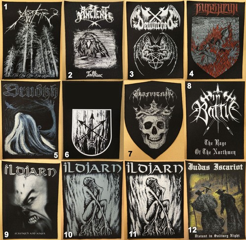 Various Rock & Metal Band Back Patches | eBay