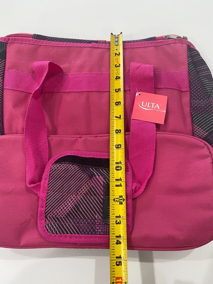Ulta Pink Geometric Insulated Beach Cooler Bag Tote NWT | eBay