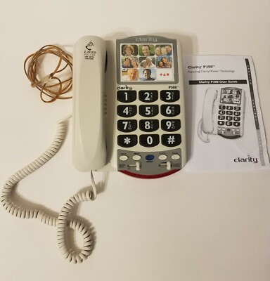 Clarity Amplified/"Loud" Telephone w/ Visual Ringer, Volume & Pitch ...