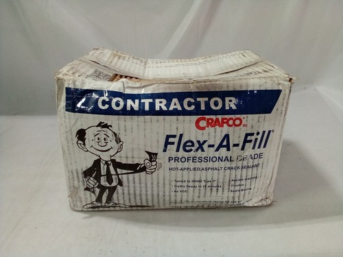 Flex-A-Fill 30 lb. Box Black Pavement Hot-Applied Asphalt Crack Repair ...