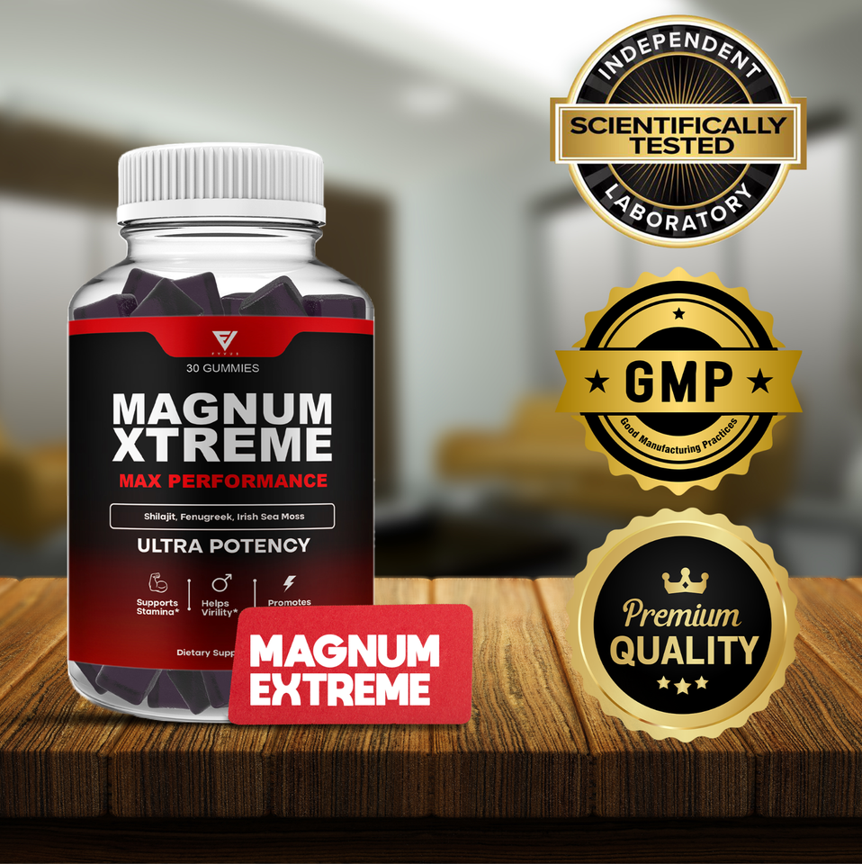 (2 Pack) Magnum Xtreme Gummies Magnum Extreme Advanced Formula (2 Month ...
