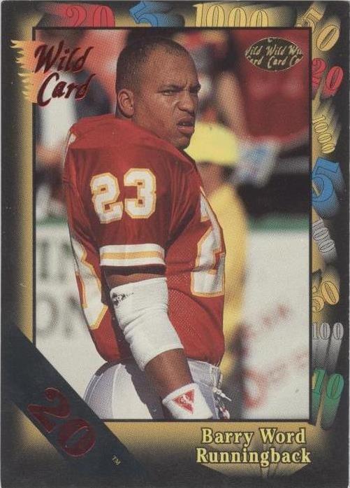 1991 Wild Card - Barry Word #26 20 Stripe for sale online | eBay