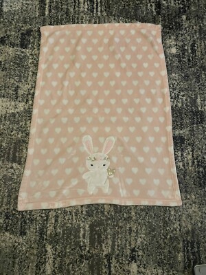 Confetti Lambs And Ivy Bunny Lambs Ivy Confetti Pink Bunny with Hearts ...