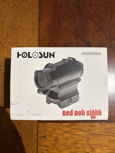HOLOSUN HS515GM Military Grade Micro Red Dot Sight, Small - Black ...