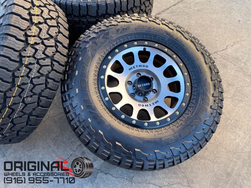 17x8.5 METHOD MR305 NV WHEELS 2657017 Falken AT4w TIRES TACOMA 4Runner ...