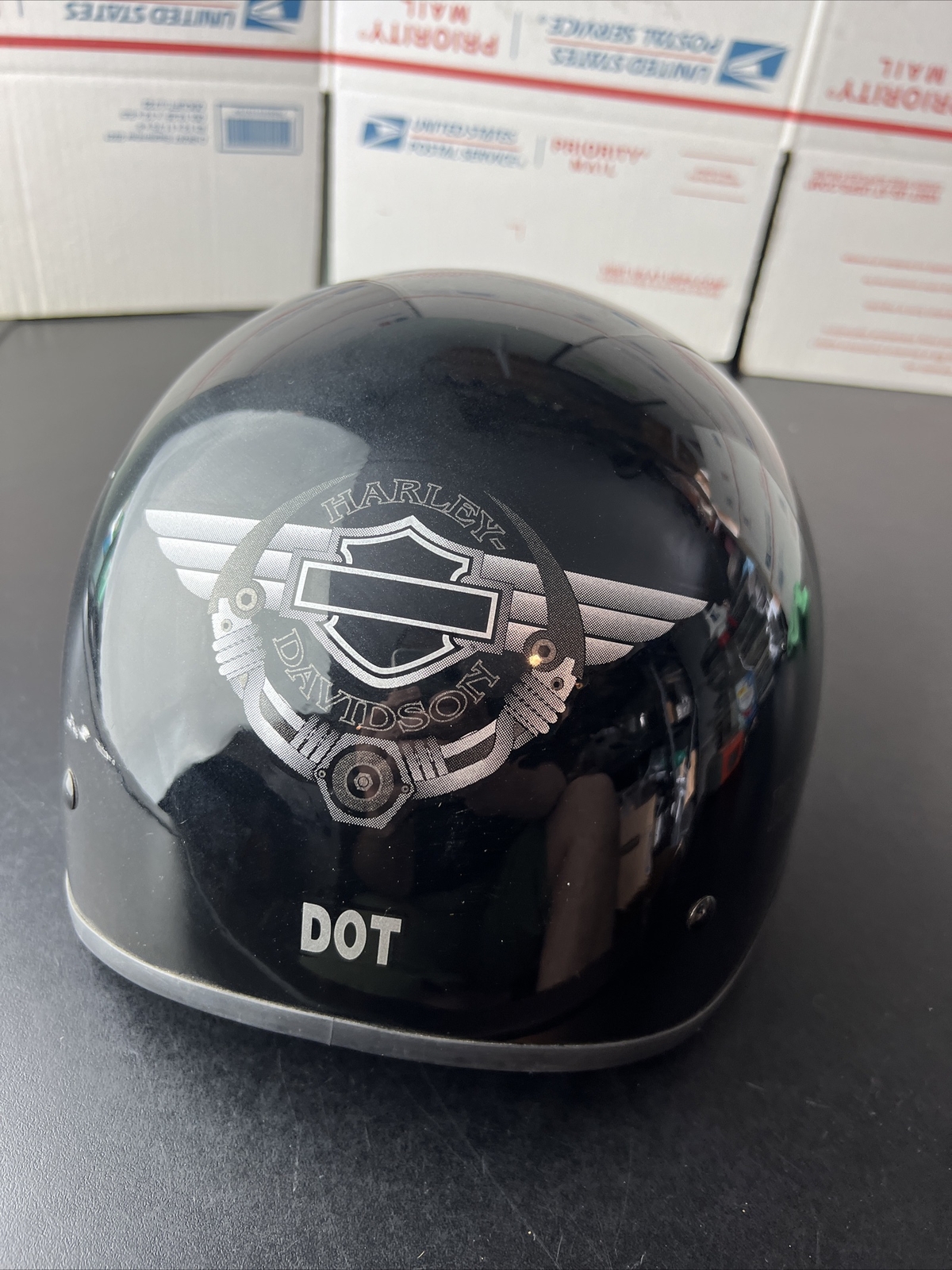 Harley Davidson Black Motorcycle Highlander Rally Rider Size Medium | eBay