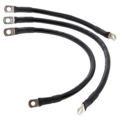79-3013-1 BATTERY CABLE KIT BLACK HARLEY DAVIDSON FXDF DYNA FAT BOB 96 ...