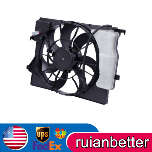 Radiator Condenser Cooling Fan Assembly For 2018-2020 Hyundai Accent ...