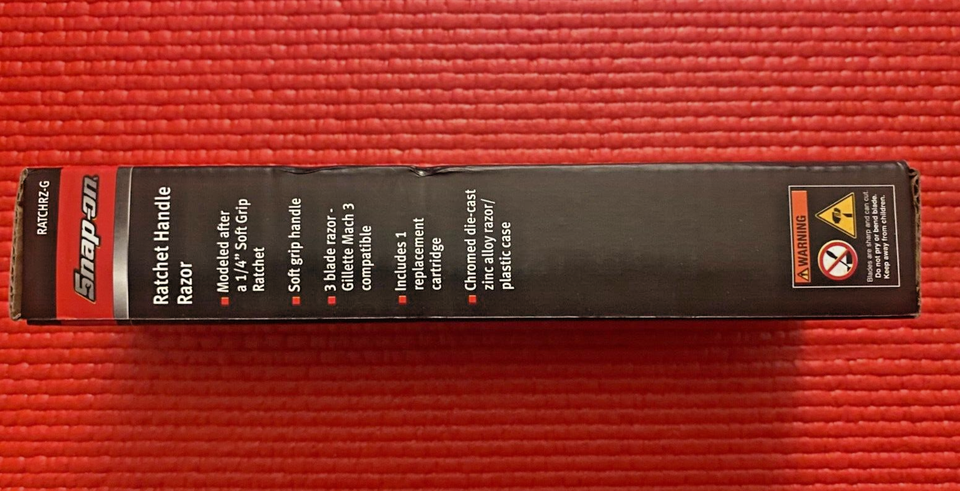 SNAP ON Tools Razor Soft Grip Gree Ratchet Handle Gillette Blade Shaver ...