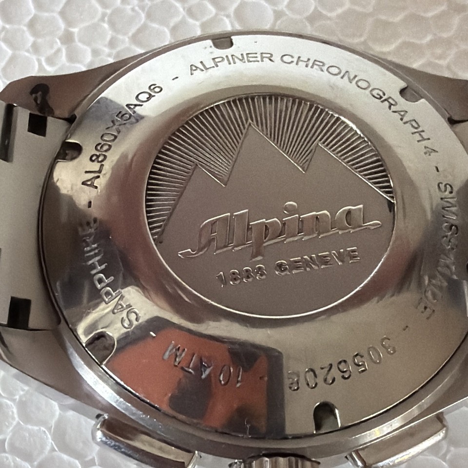 ALPINA WATCH AL - 860x5AQ6 45MM AUTOMATIC SILVER DIAL RARE | eBay