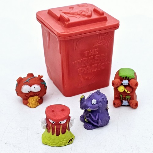 ©Moose Toys The Trash Pack 4X Hard Rubbish Critters Monster Trashies ...