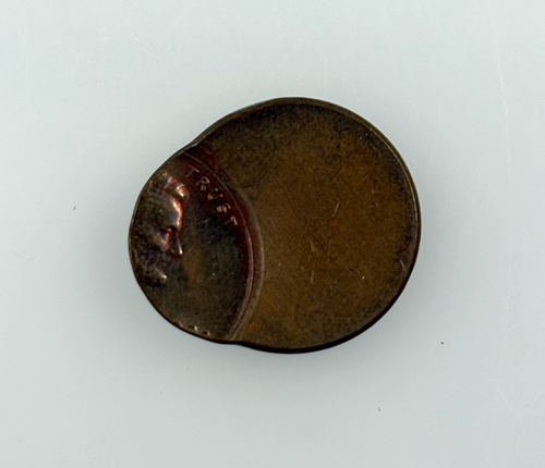 United States Lincoln Cent Off-Center Strike Error Coin - Penny Error ...