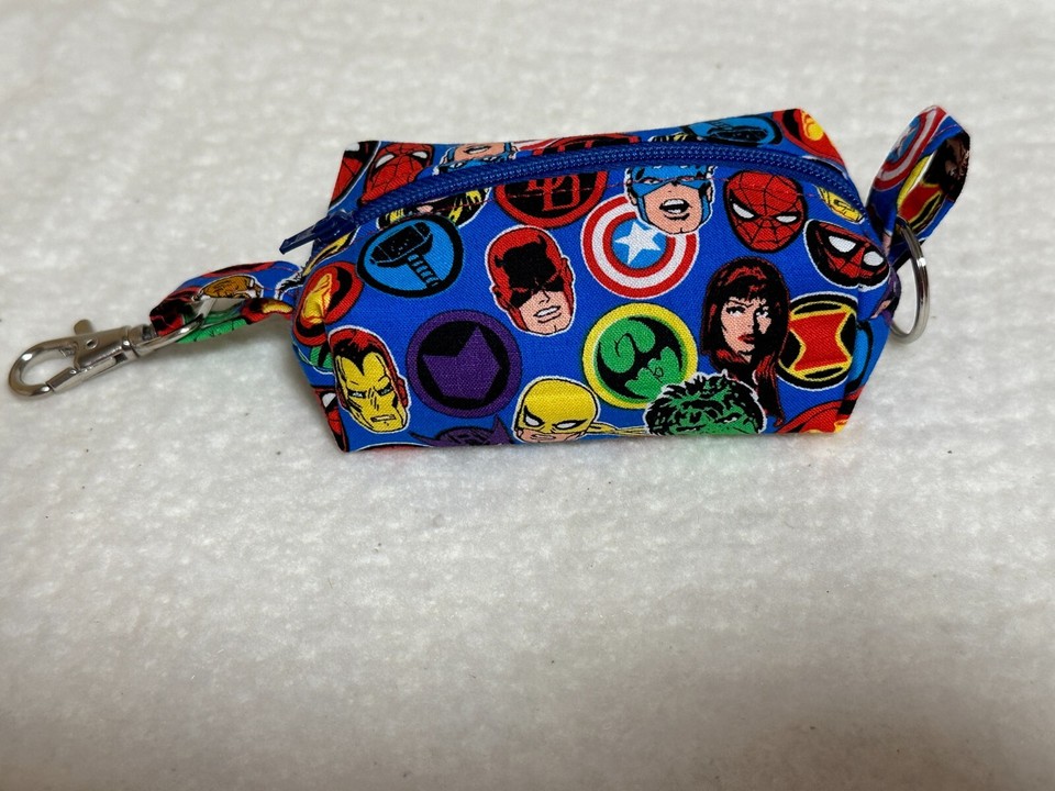 Handmade Boxy Key Chain Coin Purse / bag You Choose - Discount Shipping ...