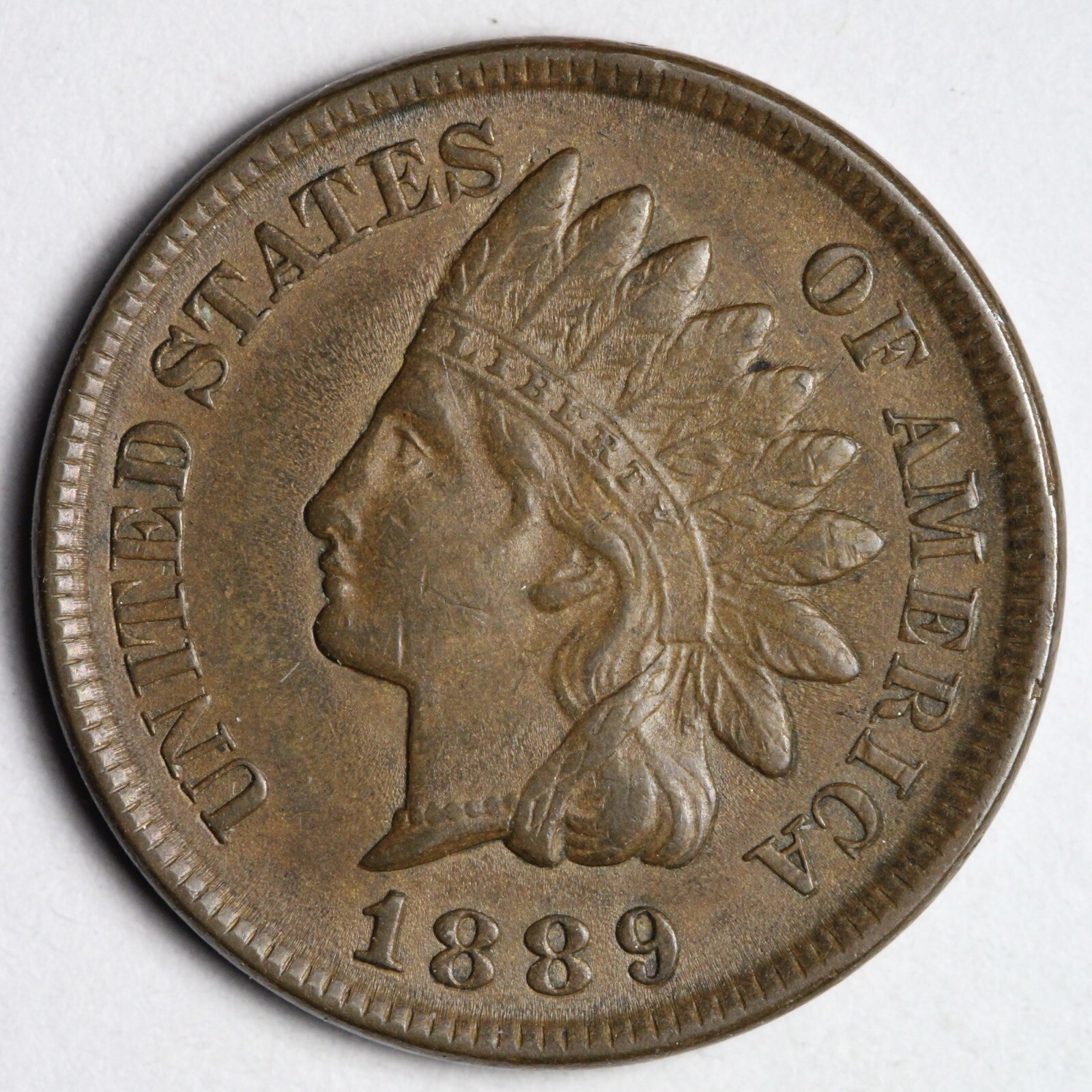 1889 Indian Head Cent Penny UNC *UNCIRCULATED* MS E324 AHU | eBay