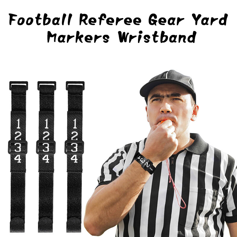 Football Referee Gear Adjustable Numbered Wrist Down Indicators Yard ...