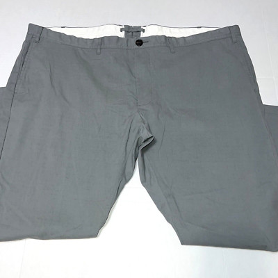 Proper Cloth Mens Casual Pants Grey 48 x 28 Stretch Chino Performance ...