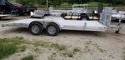 2024 R and R Trailers 7x18 All Aluminum Car Hauler | eBay