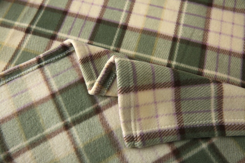 Tartan Fleece Blanket, Sofa Throw, Bed Throw Over, Cover EXTRA Large ...