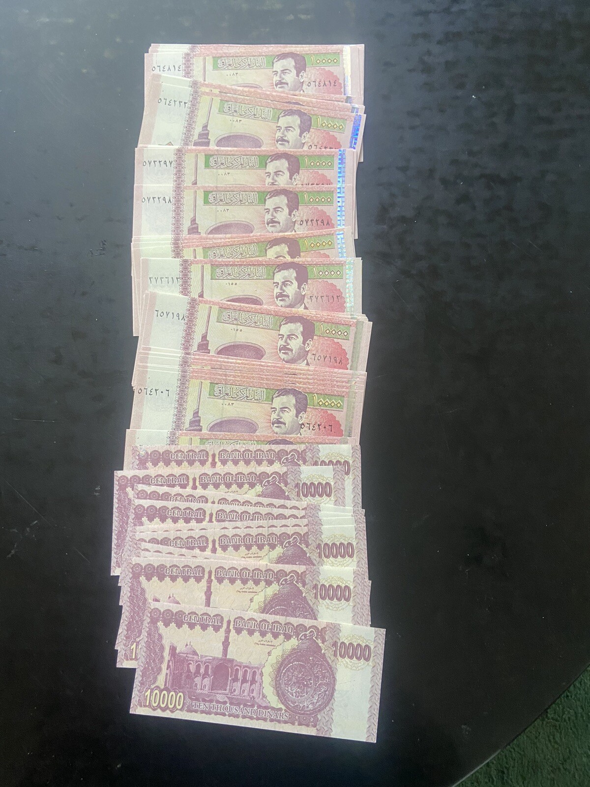 IRAQ 10,000 x 100 Pcs 1 MILLION 1,000,000 Iraqi DINARS BUNDLE IQD 2002 ...