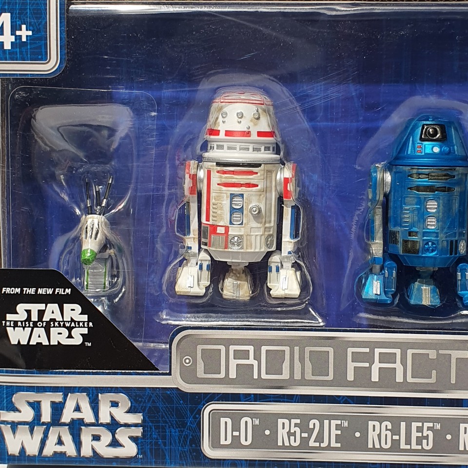 Disney Parks Star Wars Droid Factory D 0 R5 2JE R6 LE5 R2 SHP figure 4 ...
