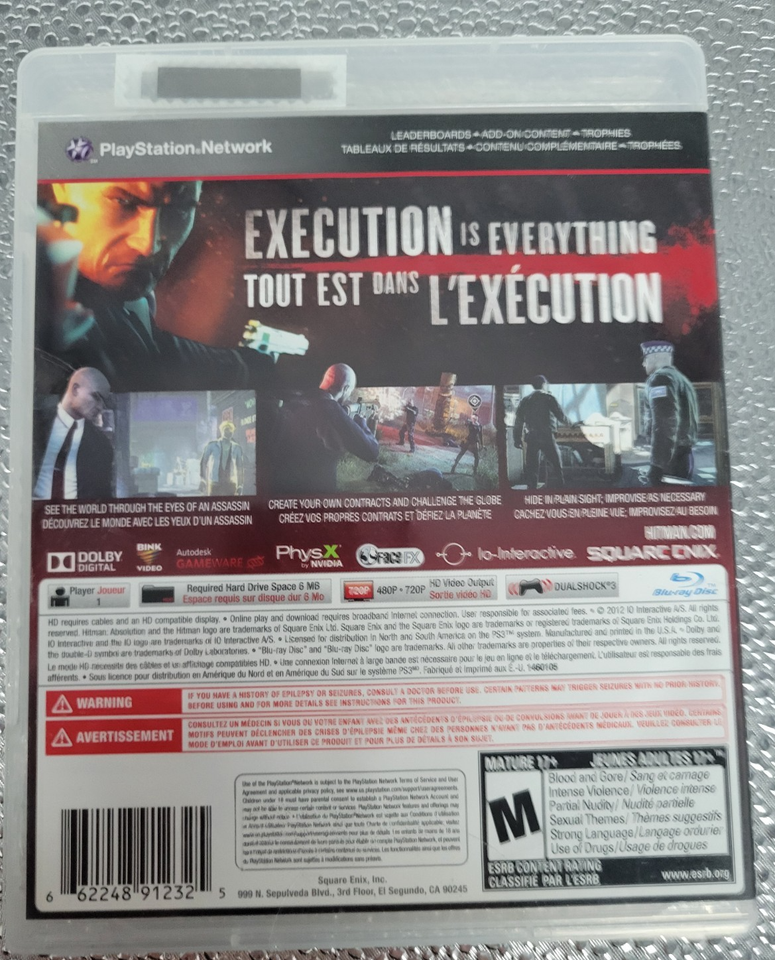 (LUP) Hitman: Absolution PS3 CIB (PlayStation 3) Used 662248912325| eBay