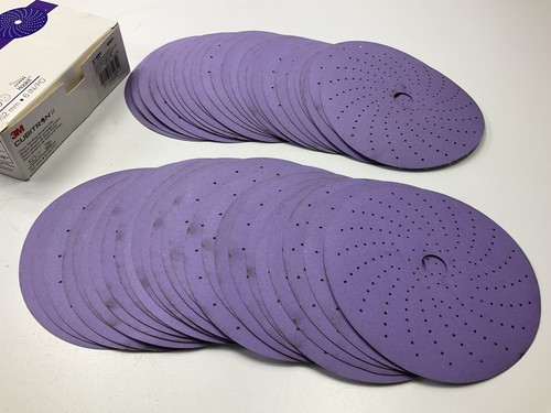 3M 31484 Cubitron II Hookit Clean Sanding Abrasive Disc, 6" 400+ Grade ...