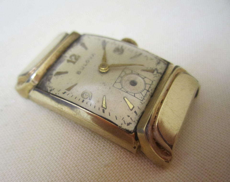Vintage Bulova 10k Gold Filled Men's Watch 5th Ave. Cal 8AE 17 Jewels ...