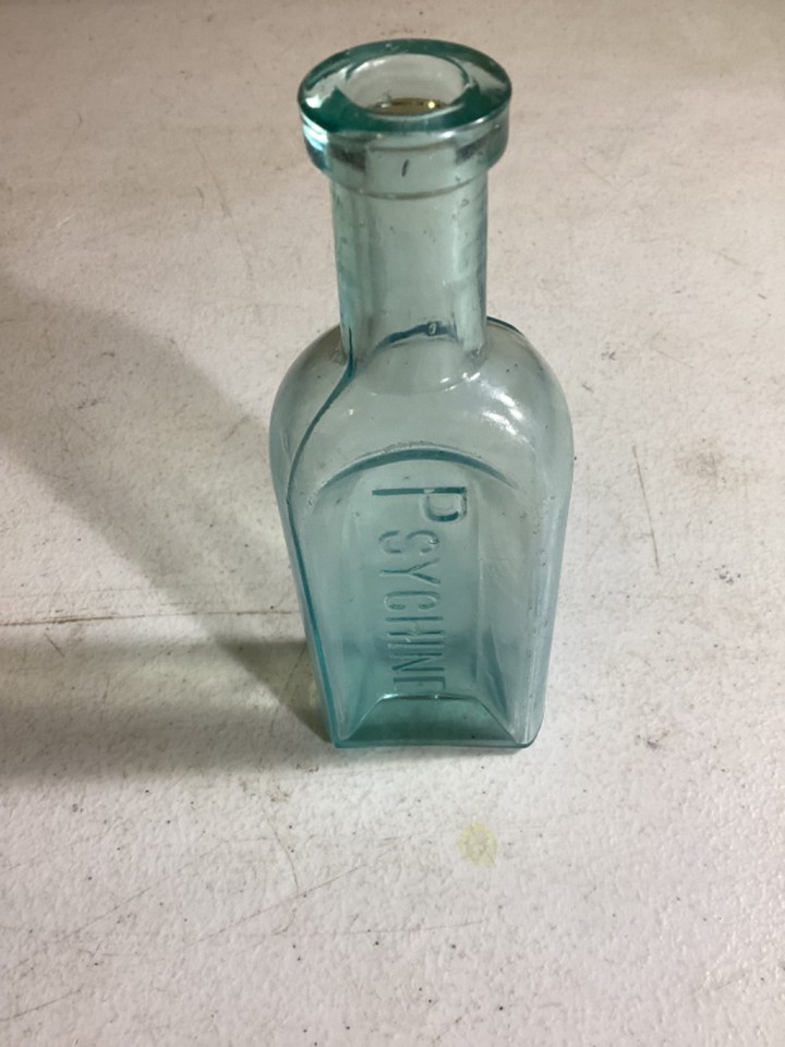 PSYCHINE Antique Glass Bottle Consumption Medicine Circa 1870: 5.5 ...